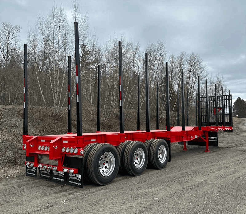 Log Trailers Gallery | Pelletier Manufacturing Inc. | Millinocket, ME ...