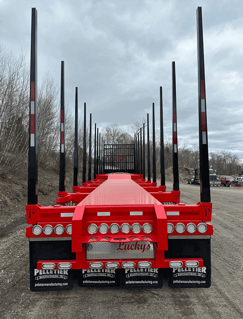 Log Trailers Gallery | Pelletier Manufacturing Inc. | Millinocket, ME ...