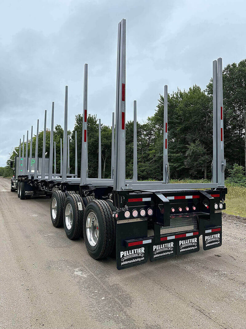 Log Trailers Gallery | Pelletier Manufacturing Inc. | Millinocket, ME ...